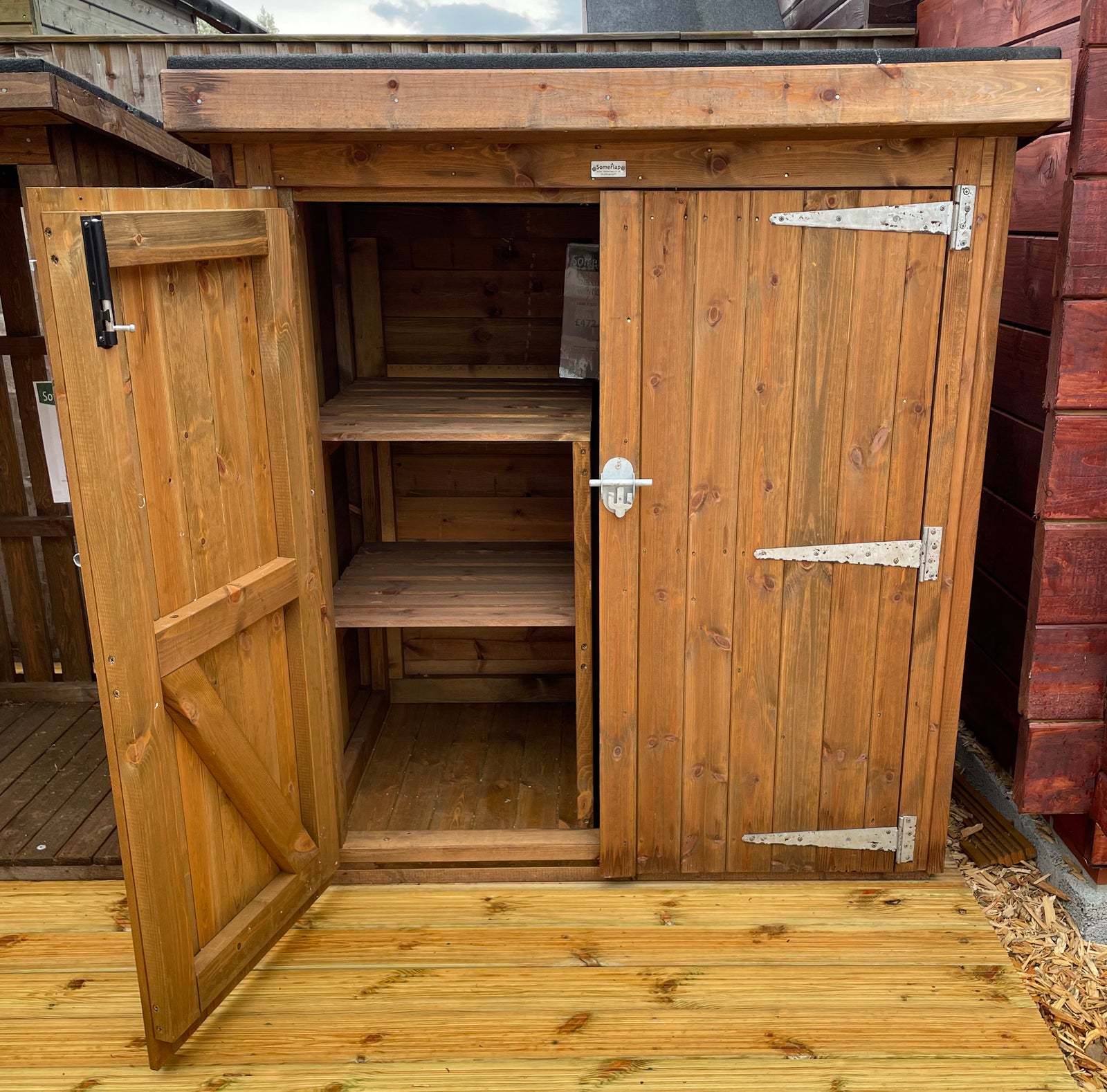 Deluxe Bin Store with or without Door | Somerlap Somerset